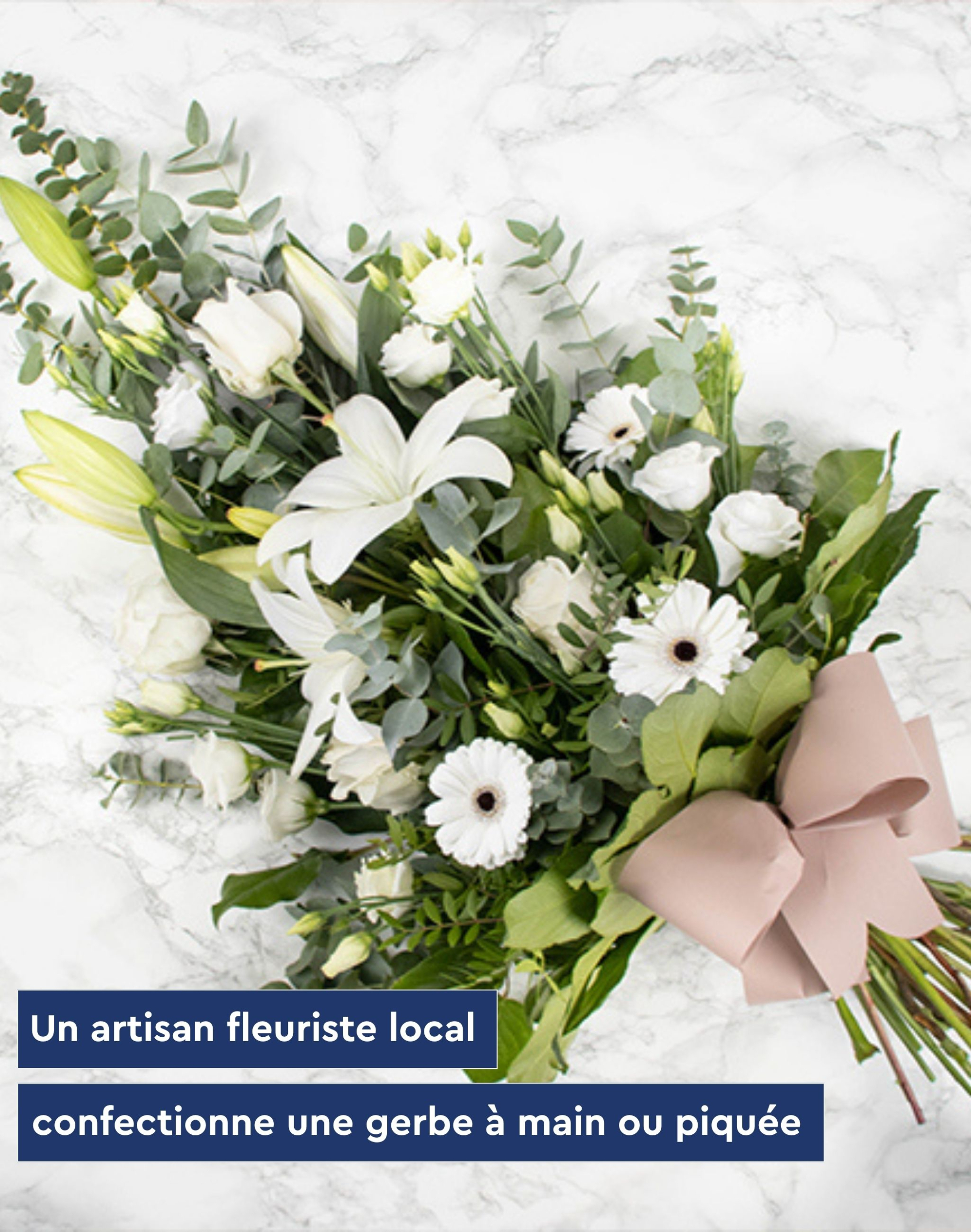 Gerbe de fleurs - Simple - Pastel – Monsieur Marguerite