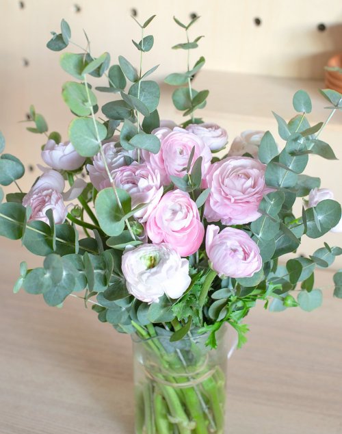 Bouquet de Renoncules Roses
